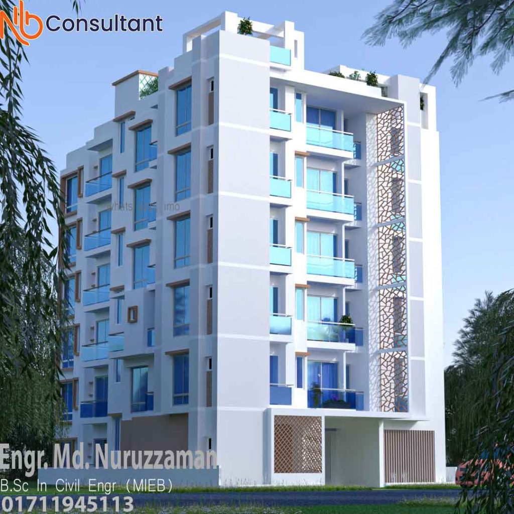6 Storey Building Design In Bangladesh - 2025